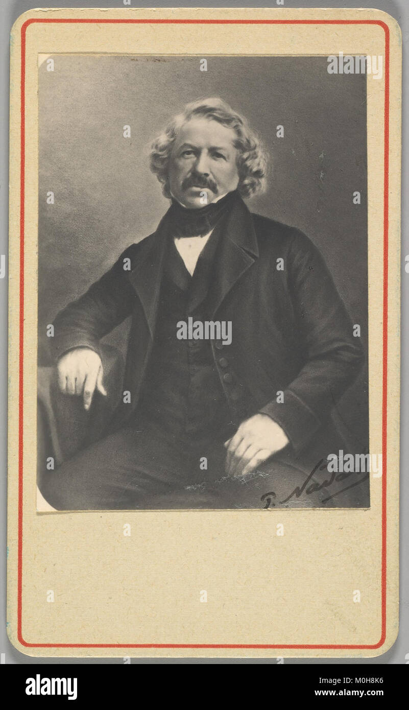 Louis-Jacques-Mandé Daguerre MET DP281292 Stock Photo - Alamy