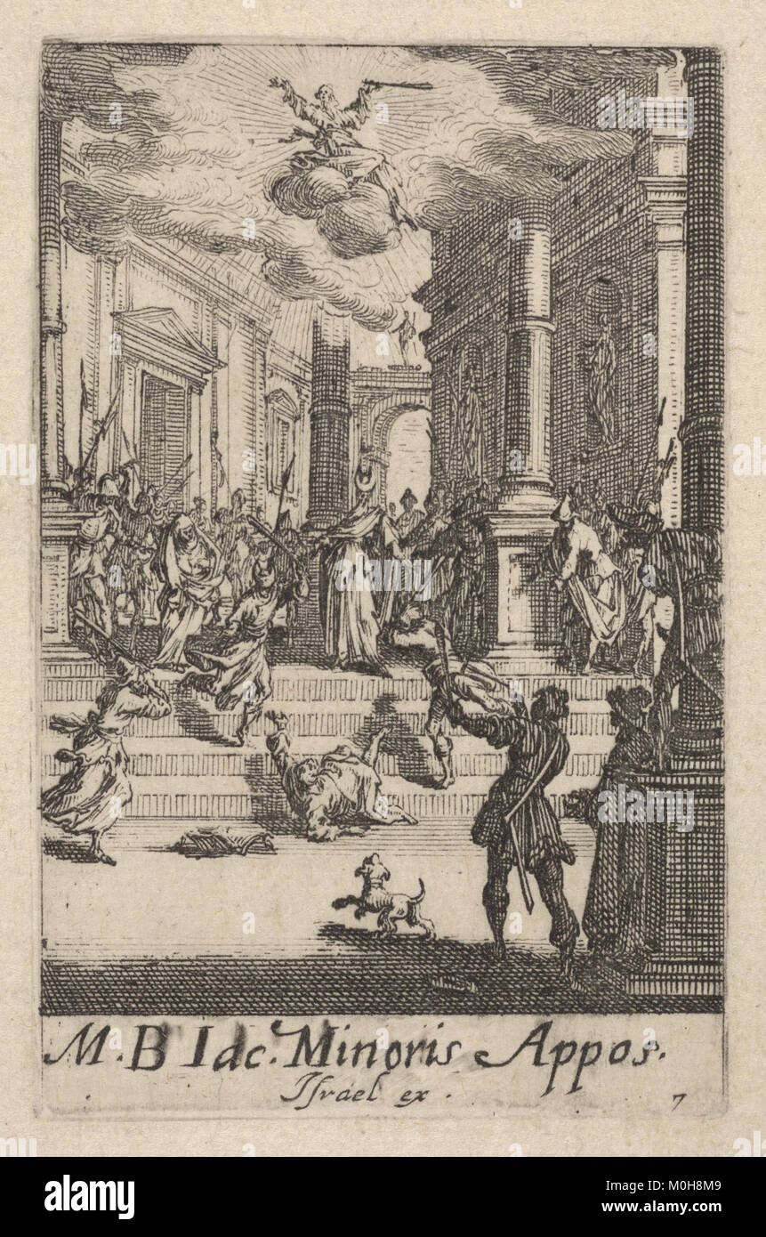 Martyrdom of Saint James the Lesser, from the series 'The little ...