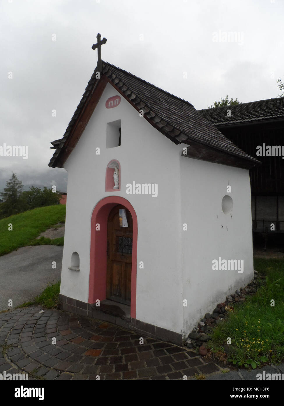 The Gatterer Chapel in Breitenbach-Kleinsöll, Austria, is a small rural ...