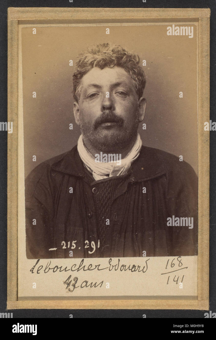 A biography of Edouard Léon Leboucher, a 43-year-old cobbler and ...
