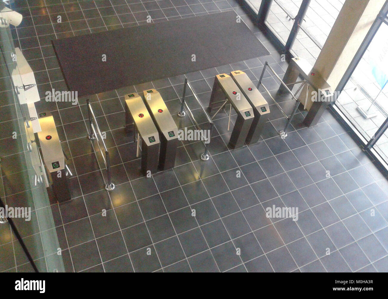 The title refers to the entrance gates to sectors, likely in the ...