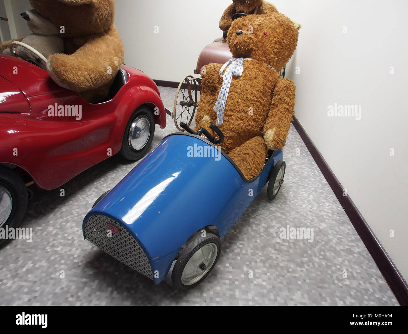 The Bugatti Skelter with a beer, displayed at the Musée du Jouet in ...