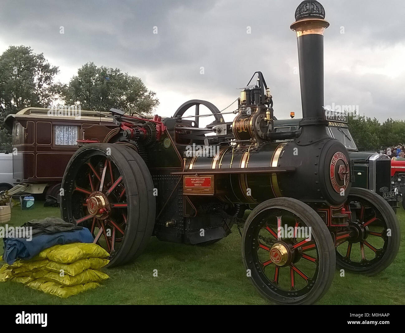 Burrell traction engine 'The Lurcher' (15259795309 Stock Photo - Alamy