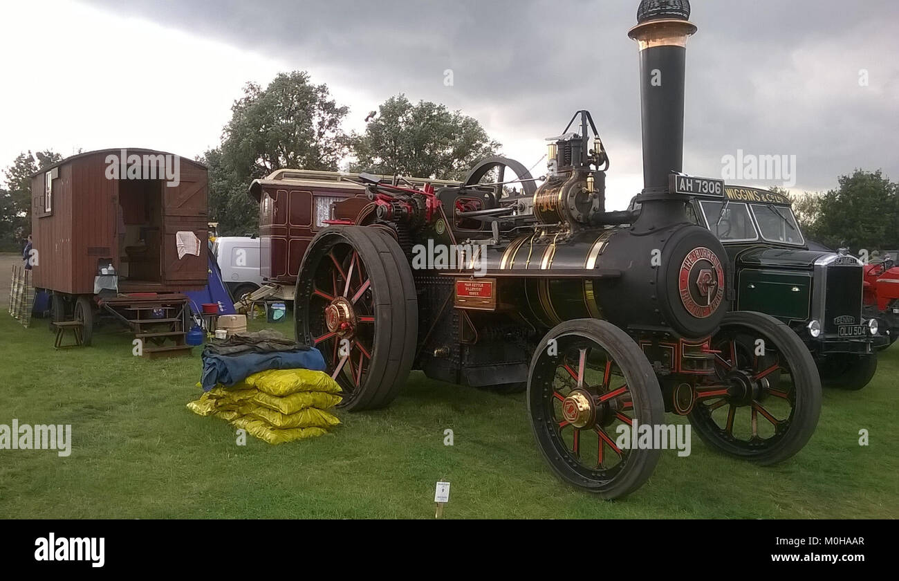 Burrell traction engine 'The Lurcher' (15443384351 Stock Photo - Alamy