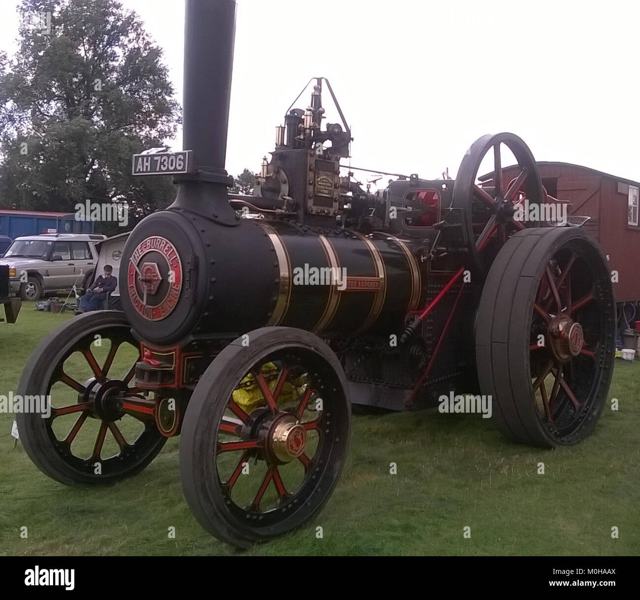 Burrell traction engine 'The Lurcher' (15446566735 Stock Photo - Alamy