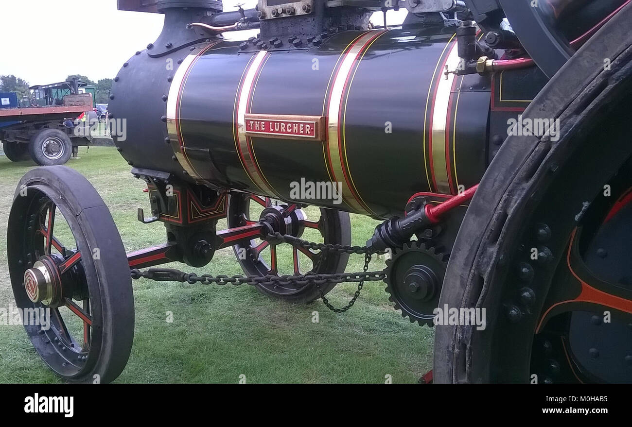 Burrell traction engine 'The Lurcher' (15446224782 Stock Photo - Alamy
