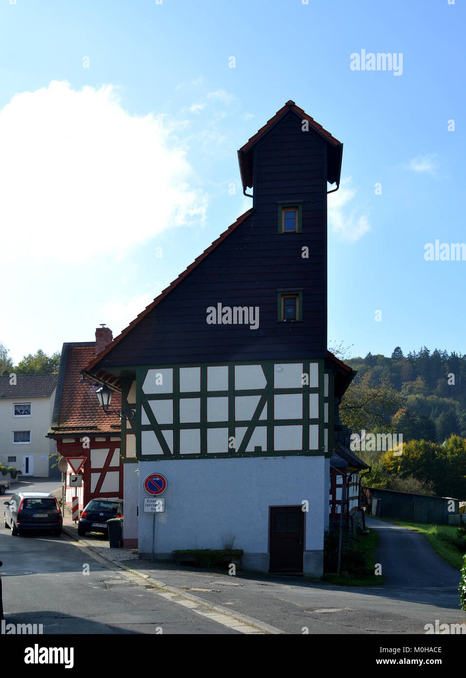 A building located at Usinger Straße 35 in Brombach, Germany ...
