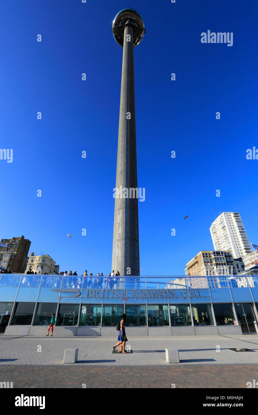 The British Airways i 360 observation tower, Brighton & Hove, Sussex ...