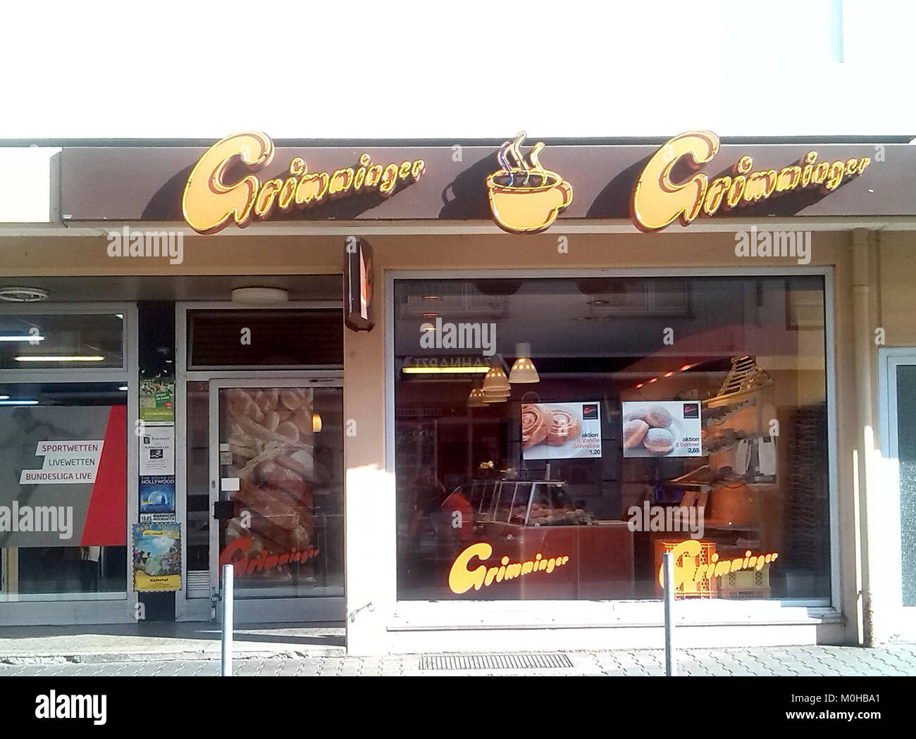Bäckerei Grimminger Mannheim-Käfertal Stock Photo - Alamy