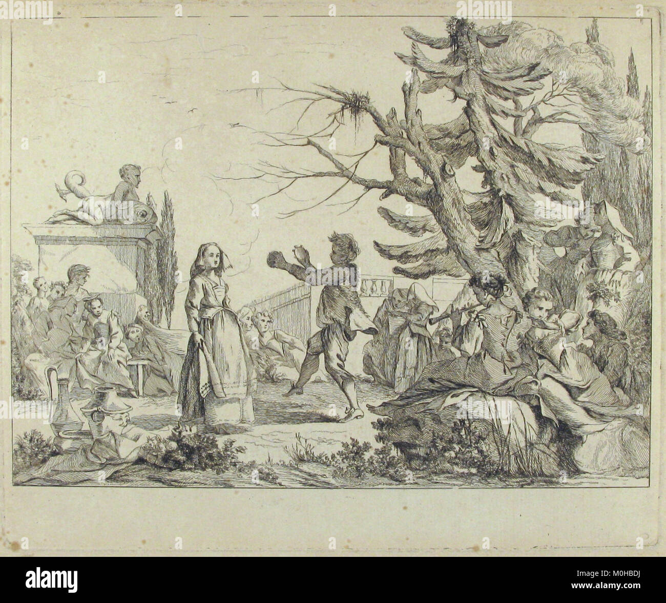The print “Impromptu Dance (Le Bal improvisé),” in the collection of ...