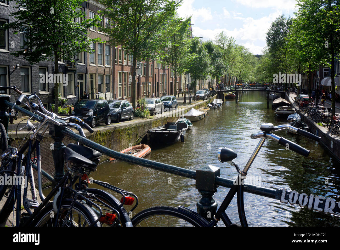 Amsterdam. The famous Canals and bridges of Old Amsterdam Stock Photo ...