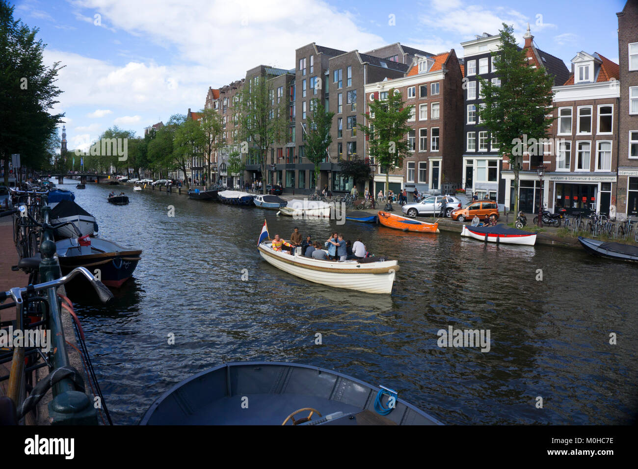 Amsterdam. The famous Canals and bridges of Old Amsterdam Stock Photo ...