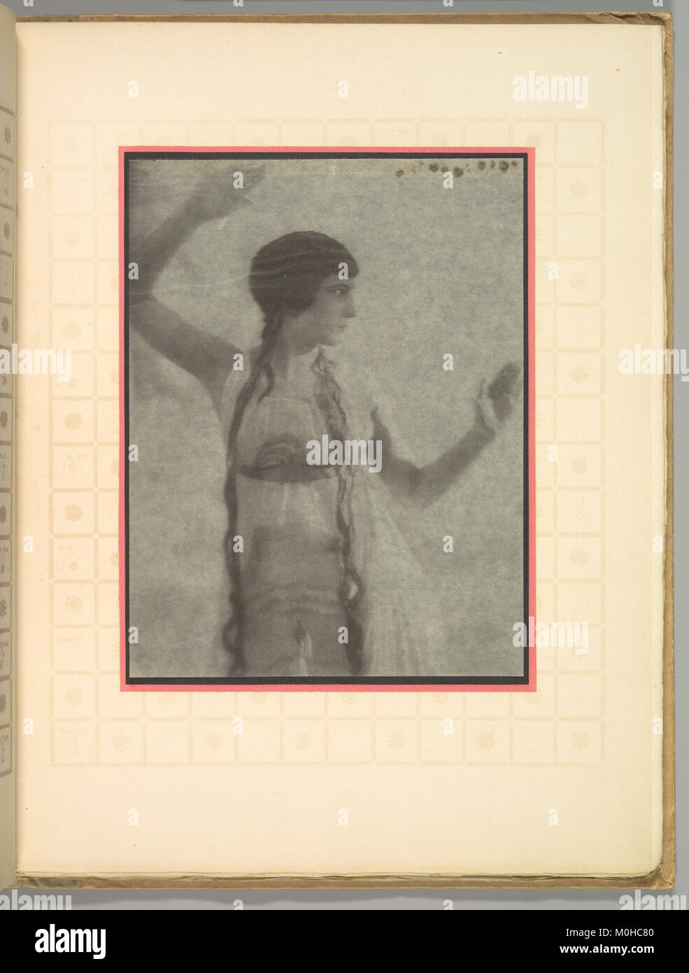 This artwork depicts the ballet 'L'Après-midi d'un Faune' by Vaslav ...