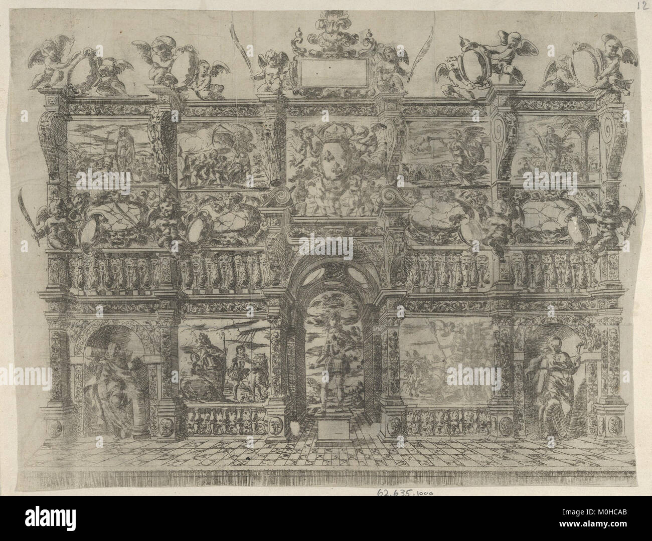 Loose plate from, La Voye de Laict ou le Chemin des Heros à l'entrée de ...