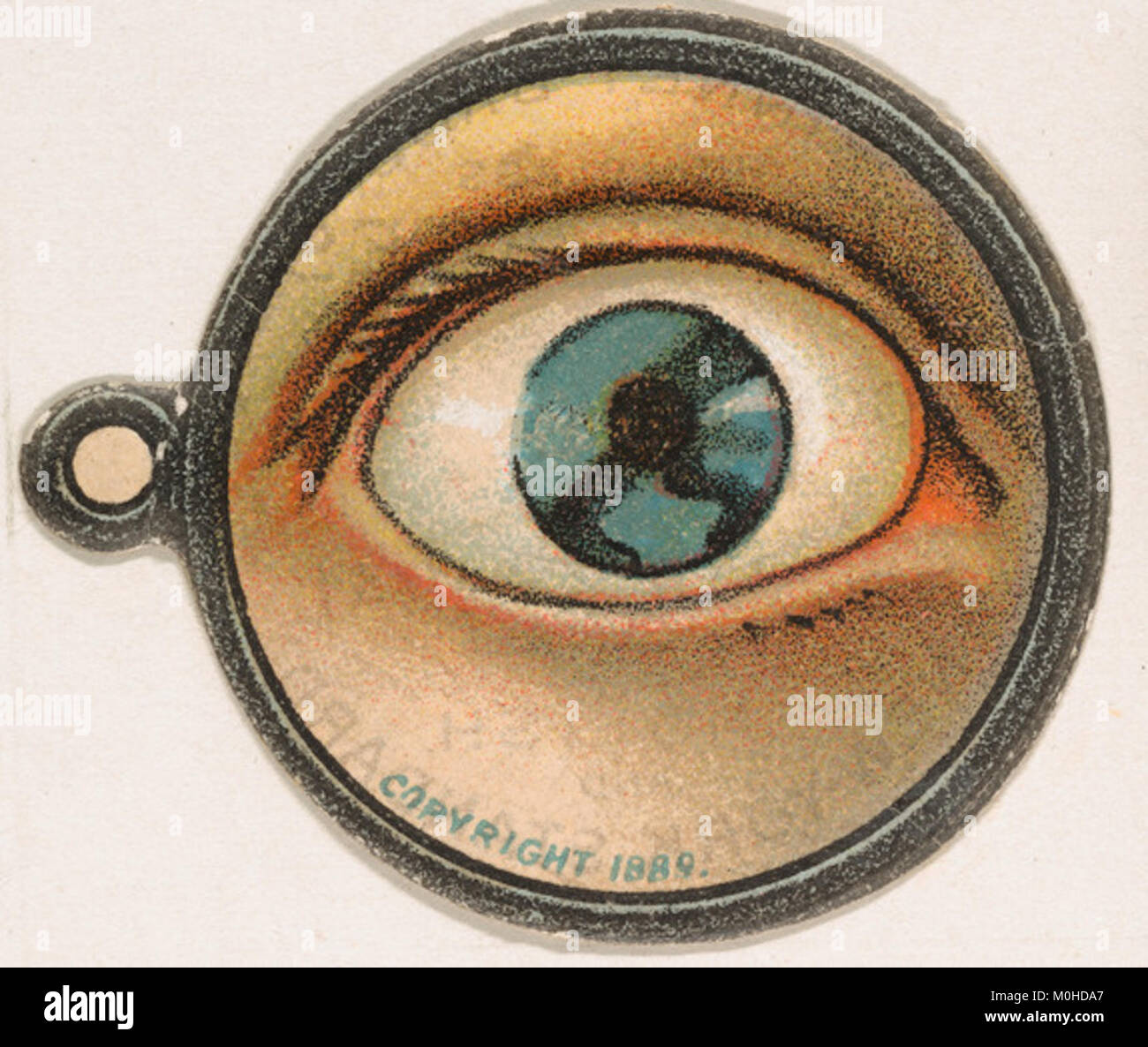 Monocle and Eye (blue), from Jocular Ocular series (N221) issued by ...