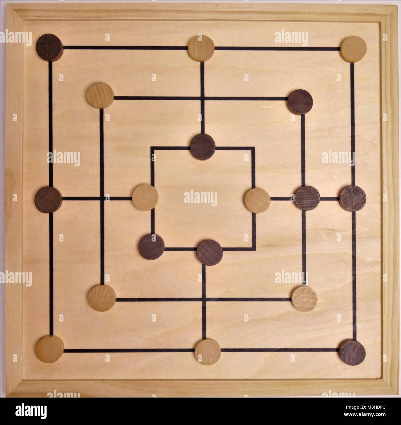 Nine mens morris hi-res stock photography and images - Alamy