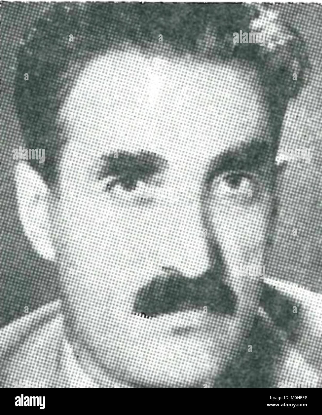 A portrait of Branko Perović, a Yugoslav general-lieutenant (general ...