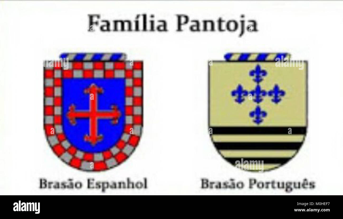 This image represents the Pantoja family crest or emblem, showcasing ...