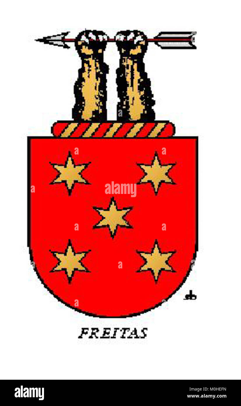 Brasão dos Freitas Stock Photo - Alamy