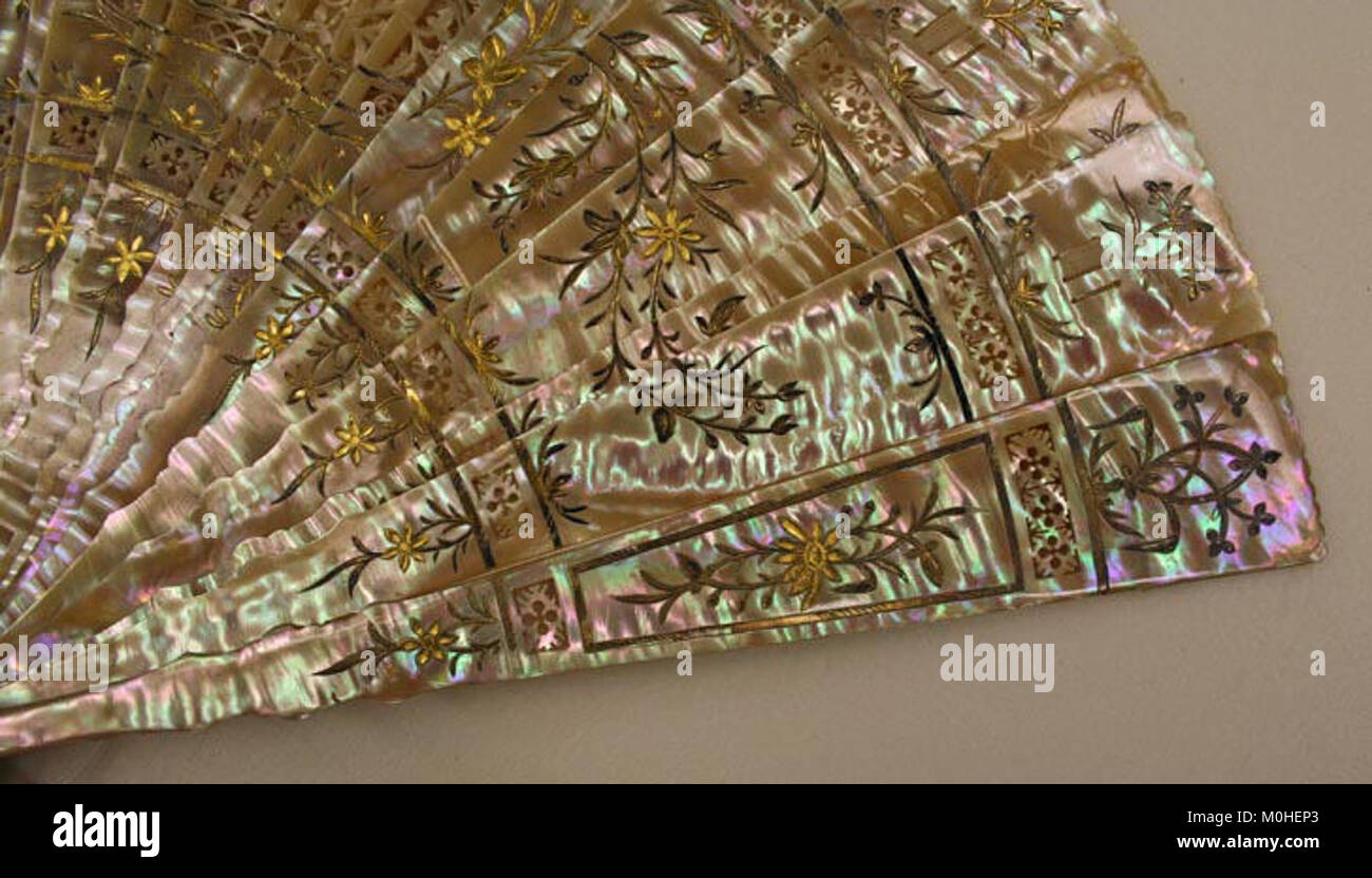 A fan from the Bris collection, housed in the Metropolitan Museum of ...