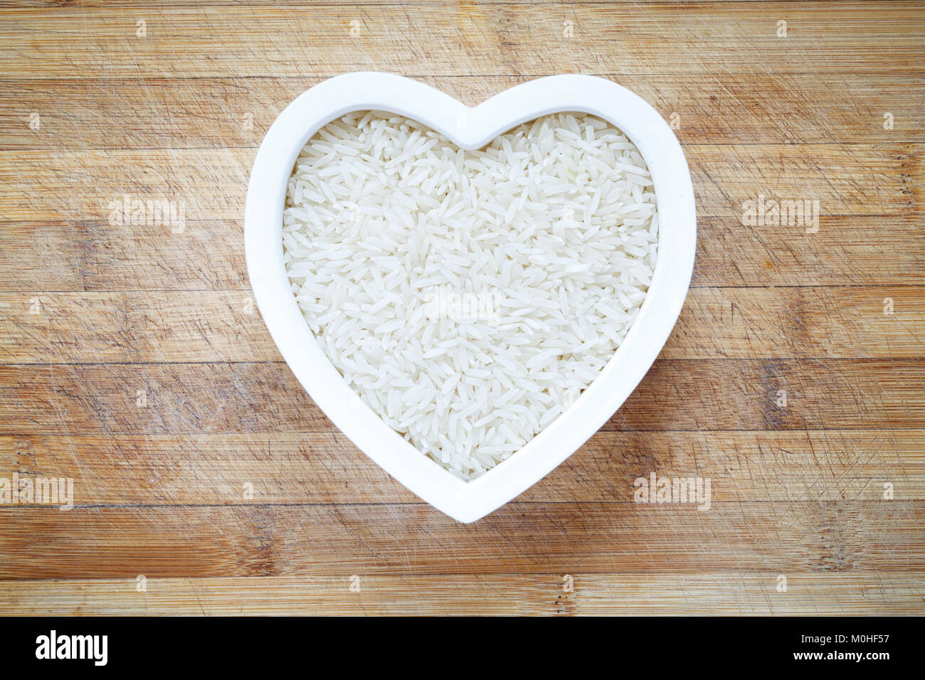 Rice heart shape hi-res stock photography and images - Alamy