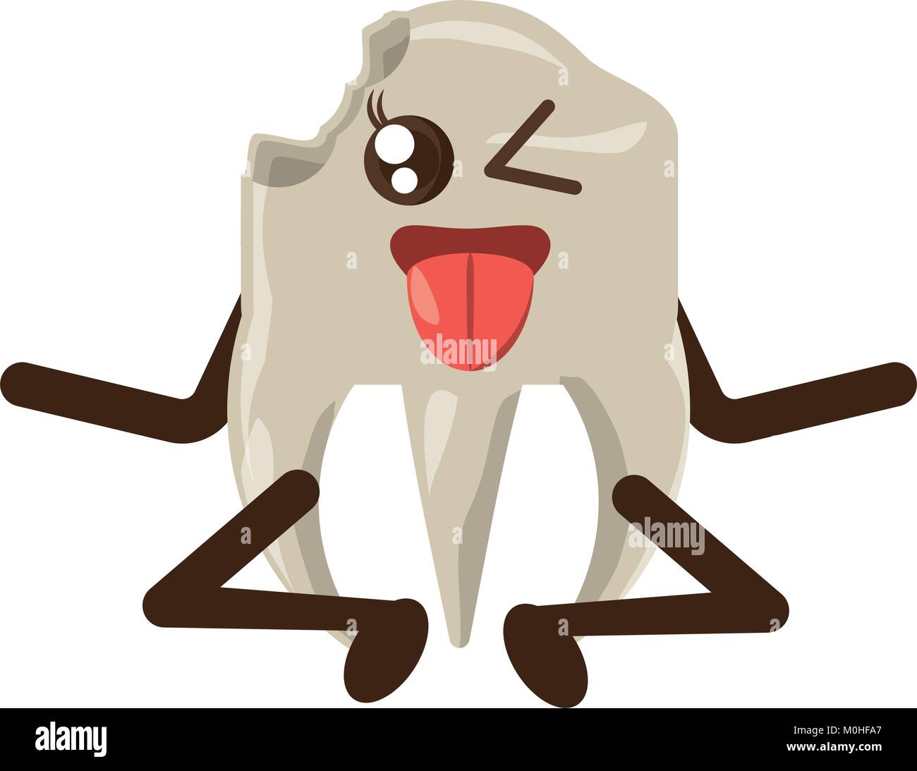 kawaii tooth icon image Stock Vector Image & Art - Alamy