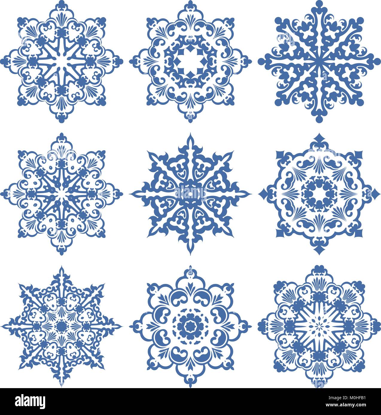 Snow and natural elements Stock Vector Images - Alamy