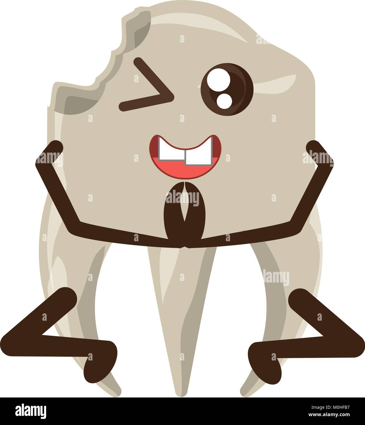 kawaii tooth icon image Stock Vector Image & Art - Alamy