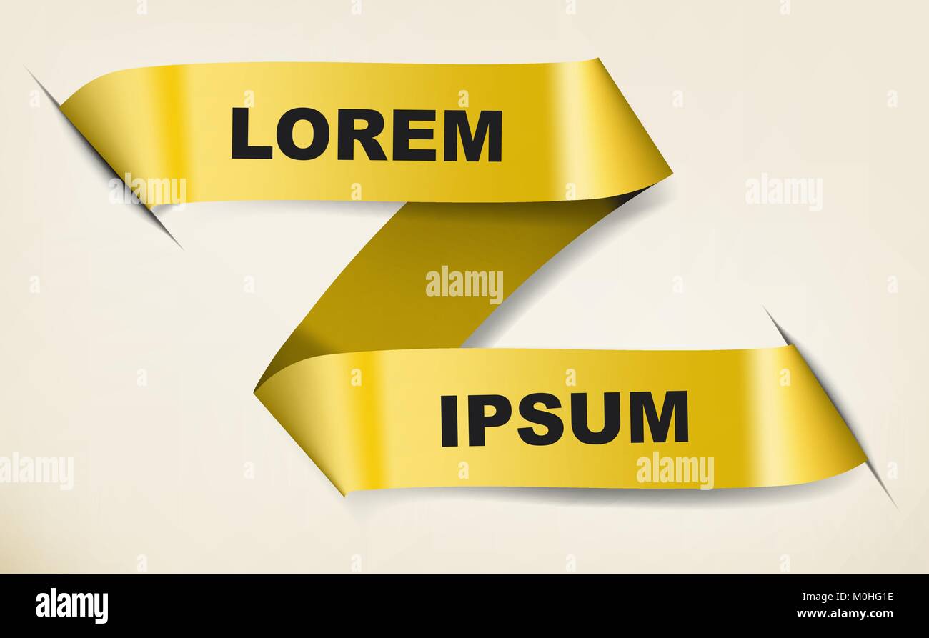 Abstract design with ribbon for text or infogrphic Stock Vector Image ...