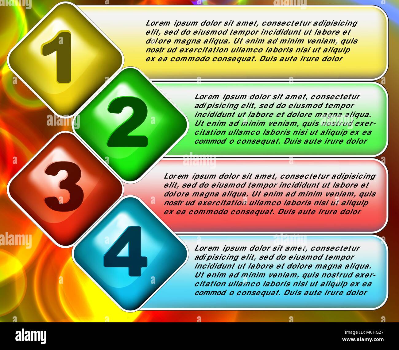 Very bright infographics template. Vector illustration Stock Vector ...