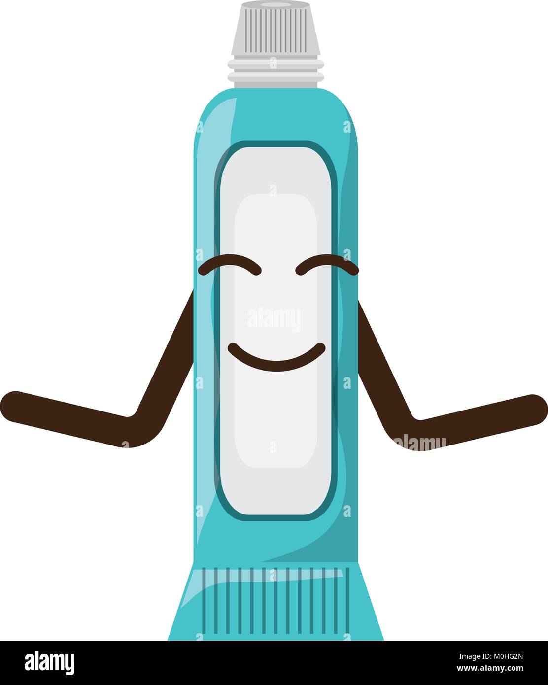 kawaii toothpaste icon image Stock Vector Image & Art - Alamy