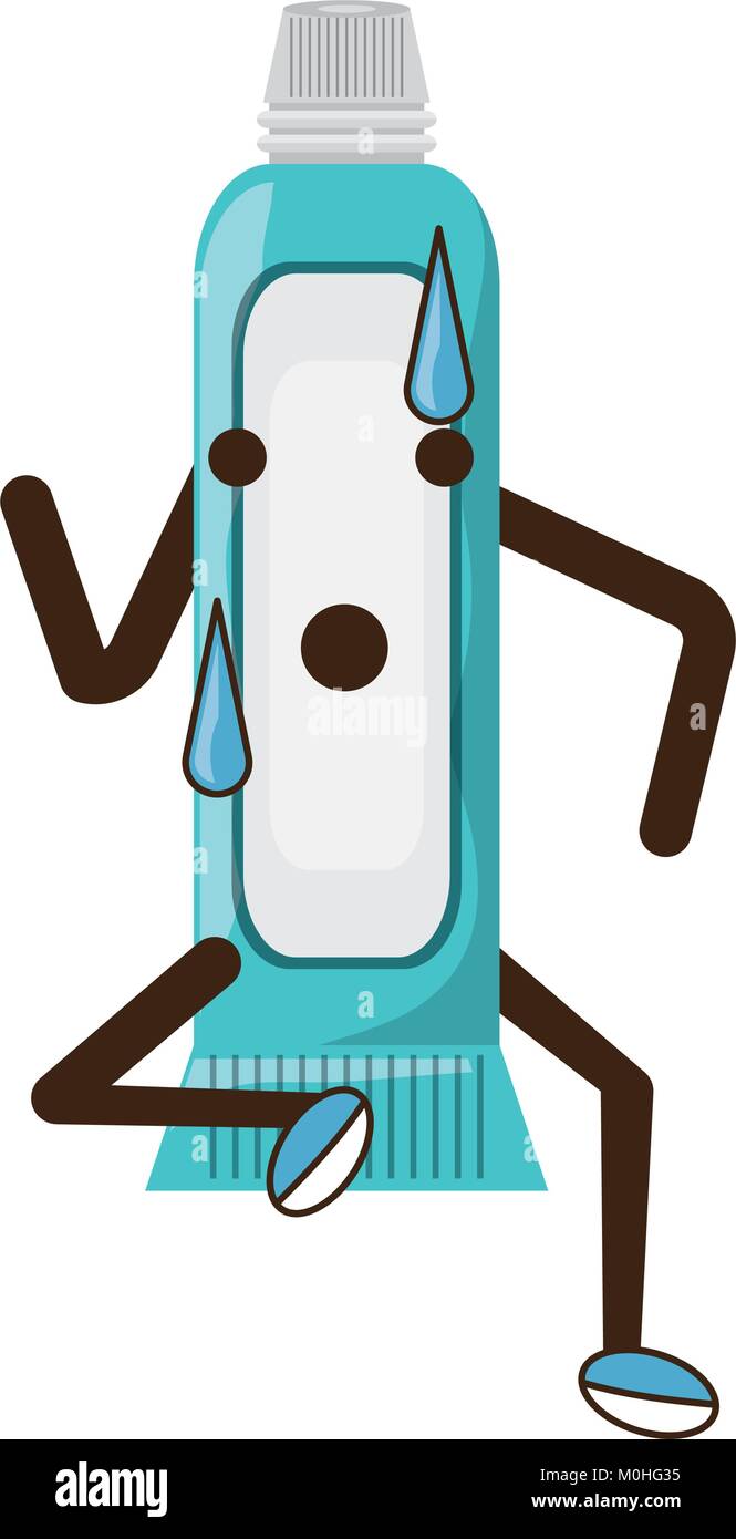 kawaii toothpaste icon image Stock Vector Image & Art - Alamy