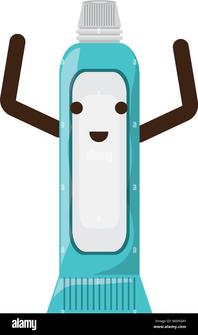 kawaii toothpaste icon image Stock Vector Image & Art - Alamy