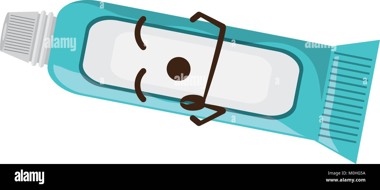 kawaii toothpaste icon image Stock Vector Image & Art - Alamy