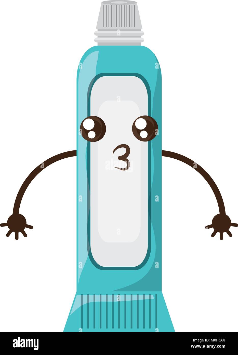 kawaii toothpaste icon image Stock Vector Image & Art - Alamy