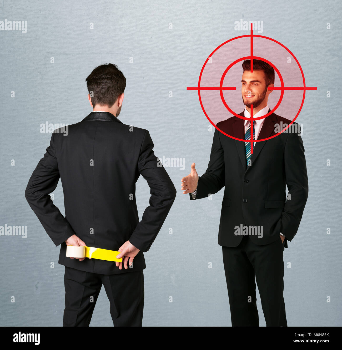 Handshake devil hi-res stock photography and images - Alamy