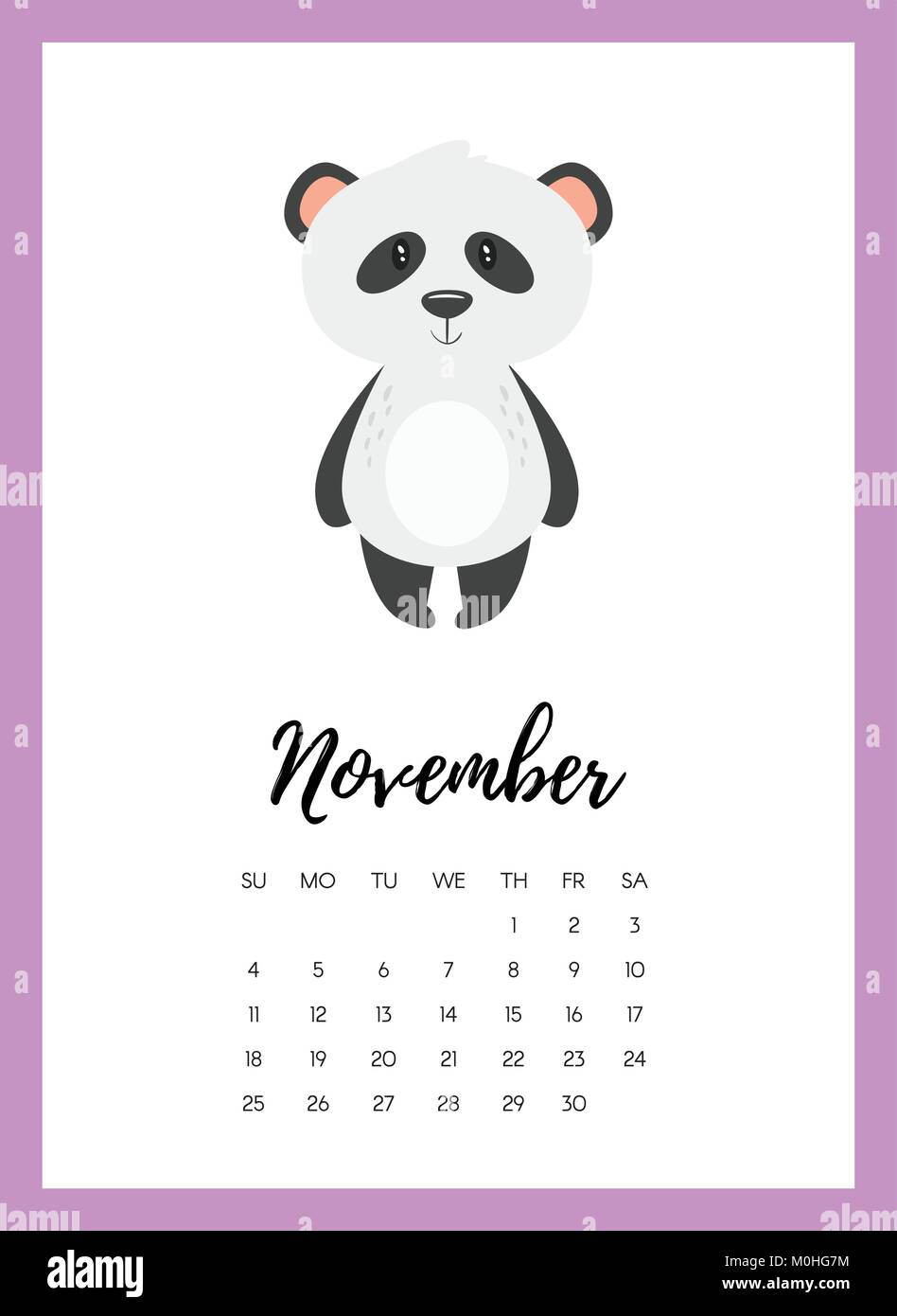 Month panda Stock Vector Images - Alamy