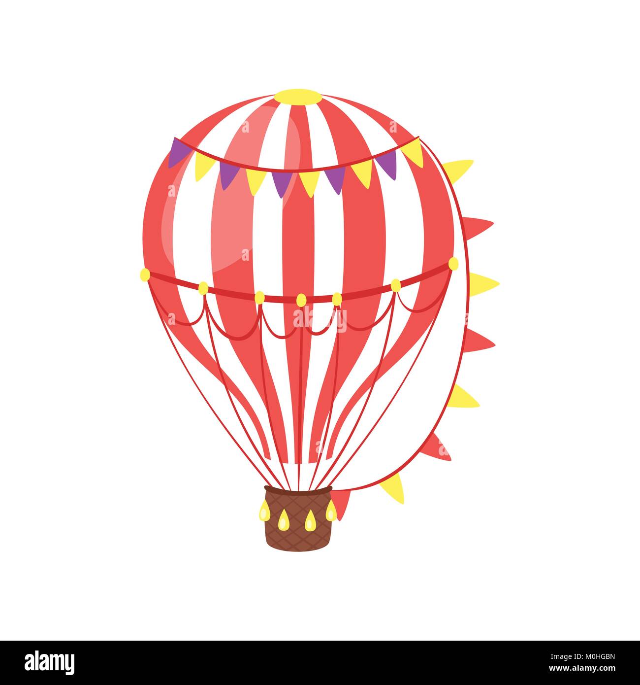 Vector air balloon Cut Out Stock Images & Pictures - Alamy