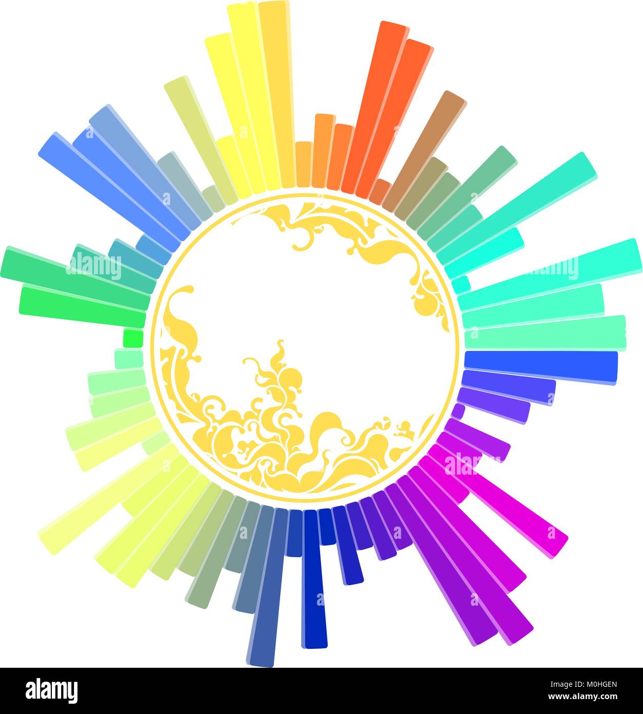 Full color nature sun Stock Vector Images - Alamy