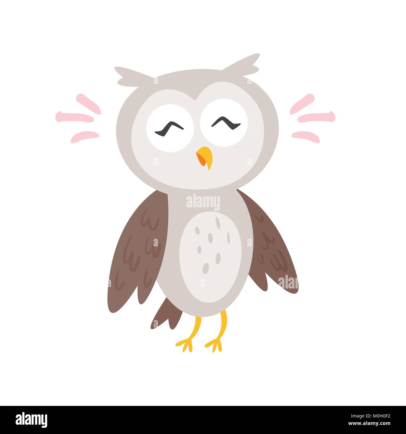 Laughing Cute Baby Owls