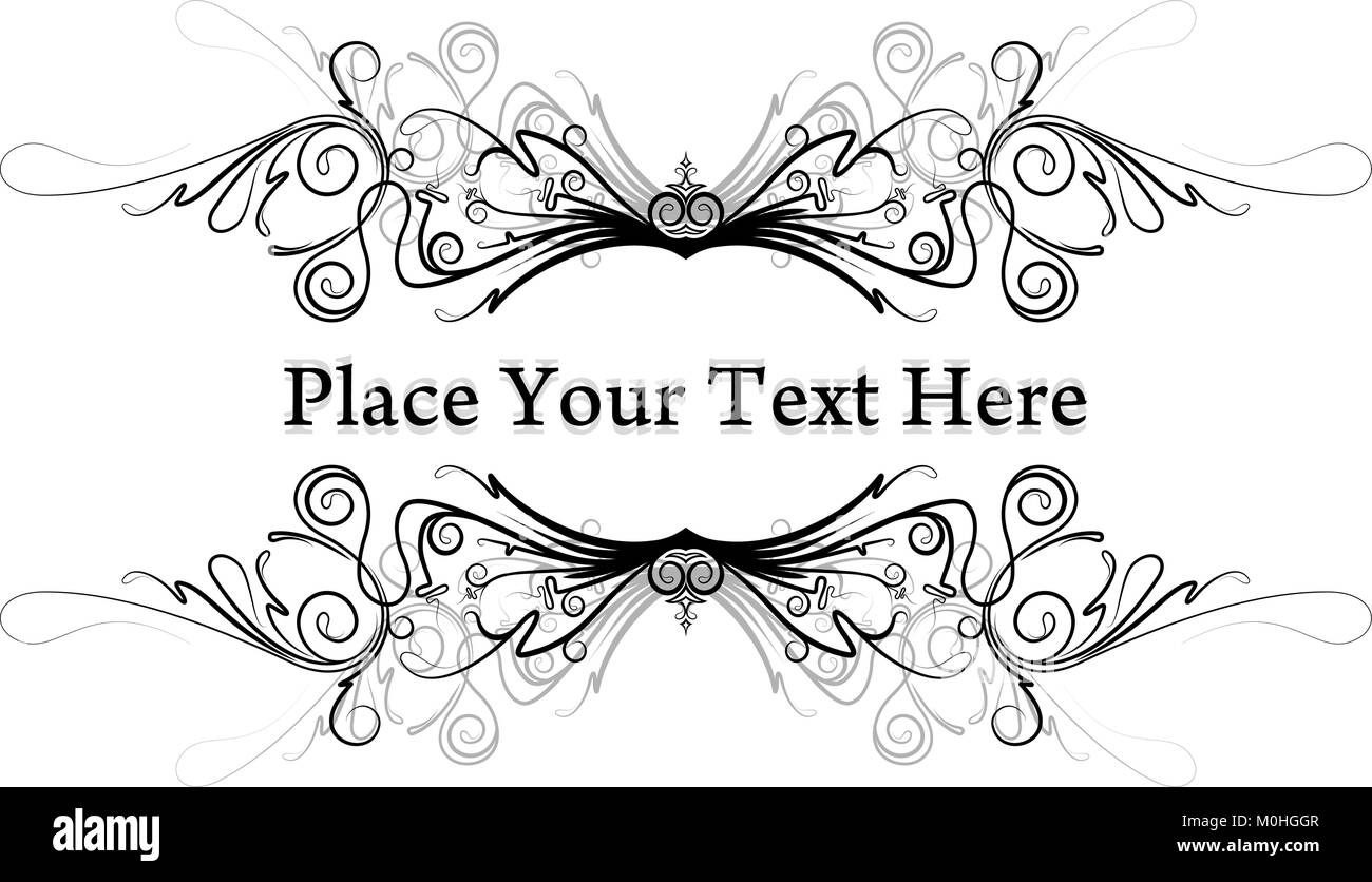 Vintage frames for text Stock Vector Image & Art - Alamy