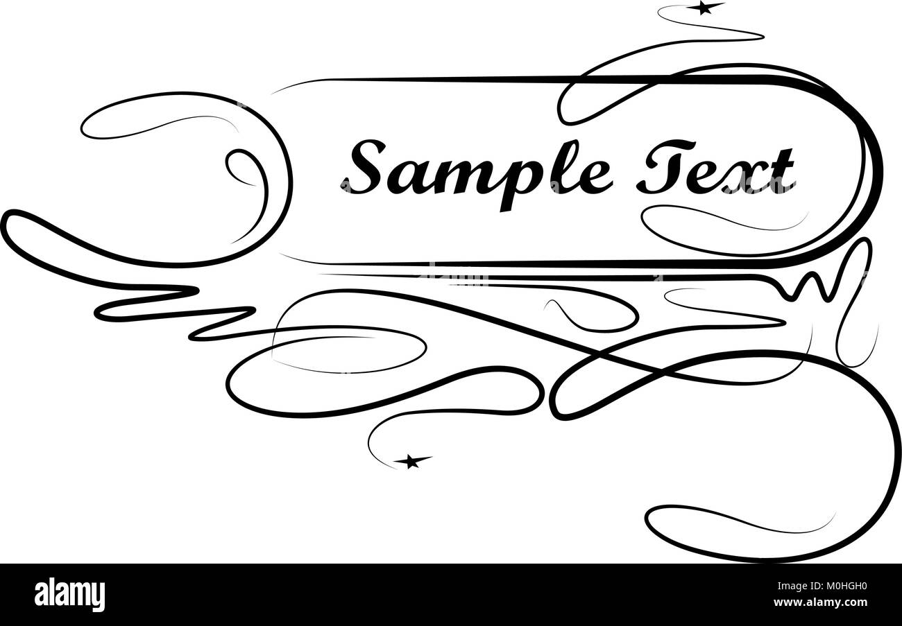 Elegant text frame. Vector Stock Vector Image & Art - Alamy