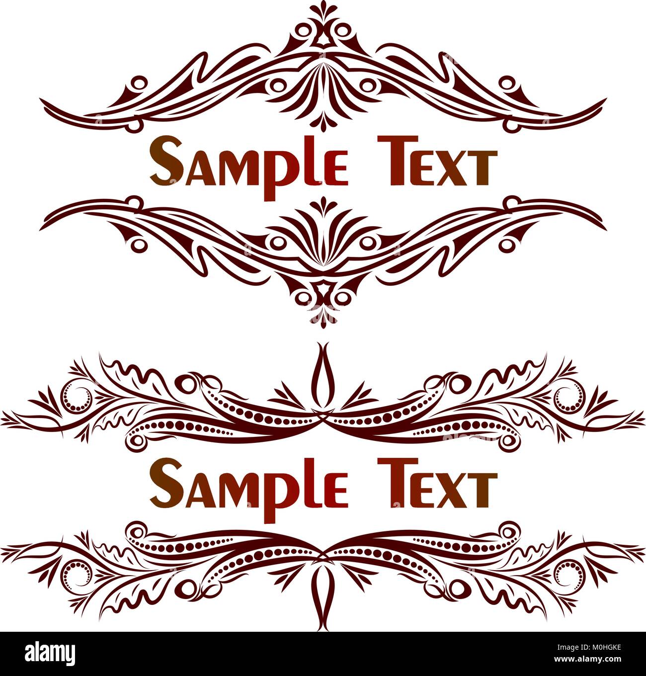 Elegant texts frames Stock Vector Image & Art - Alamy