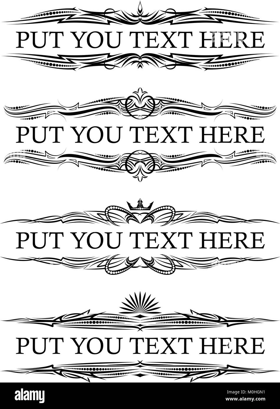 Elegant texts frames Stock Vector Image & Art - Alamy