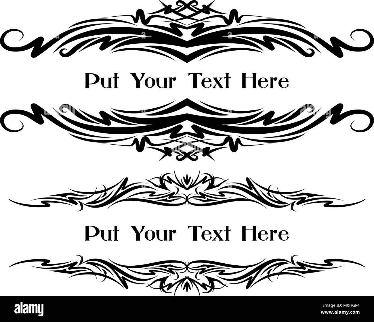Elegant texts frames Stock Vector Image & Art - Alamy