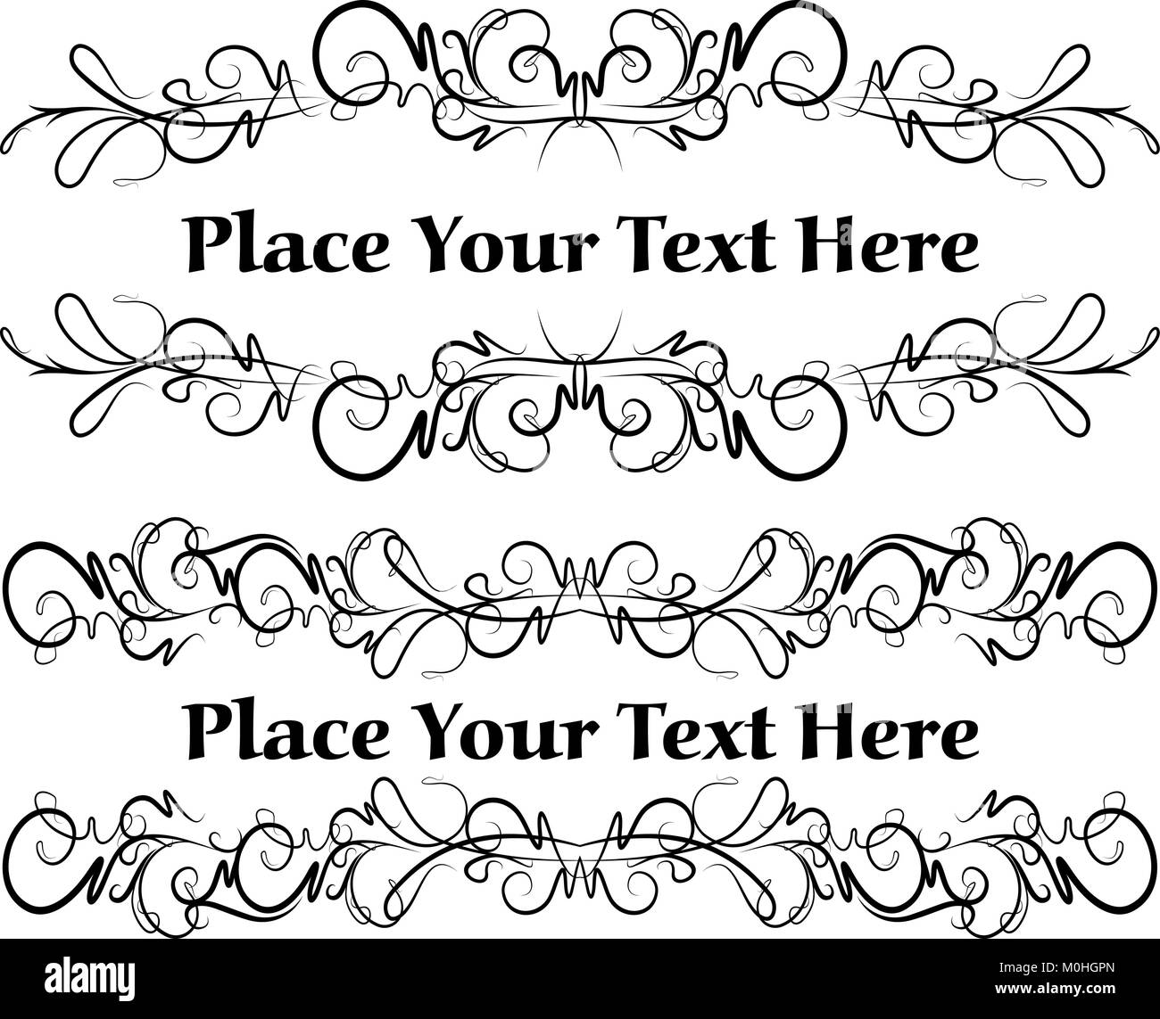 Elegant texts frames Stock Vector Image & Art - Alamy