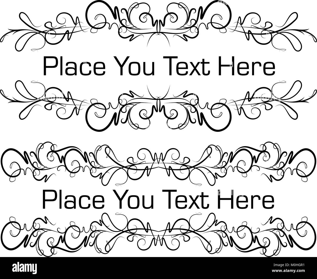 Elegant texts frames Stock Vector Image & Art - Alamy