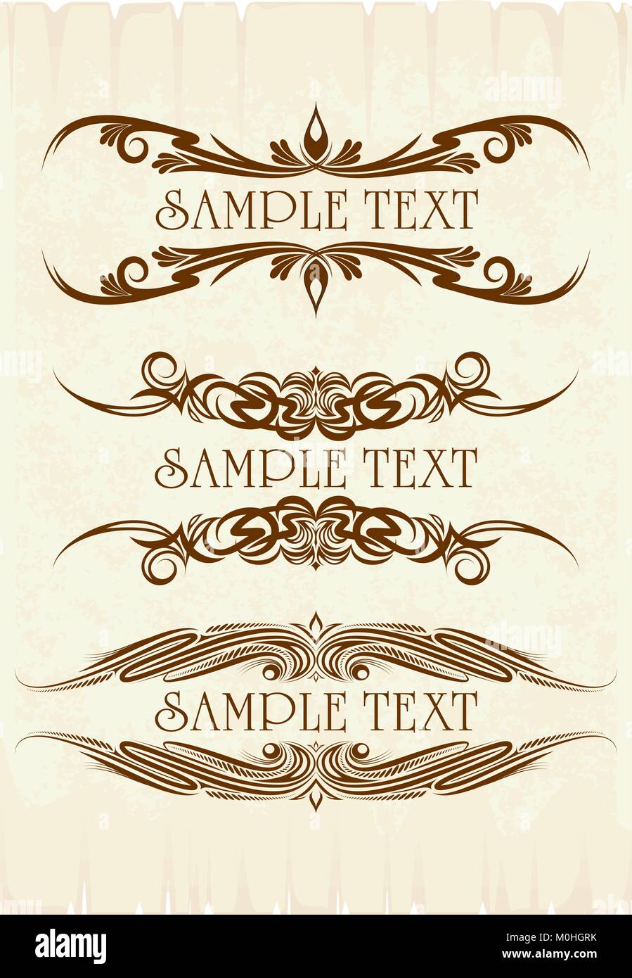Elegant text frames. A lot of similar images in my gallery Stock Vector ...