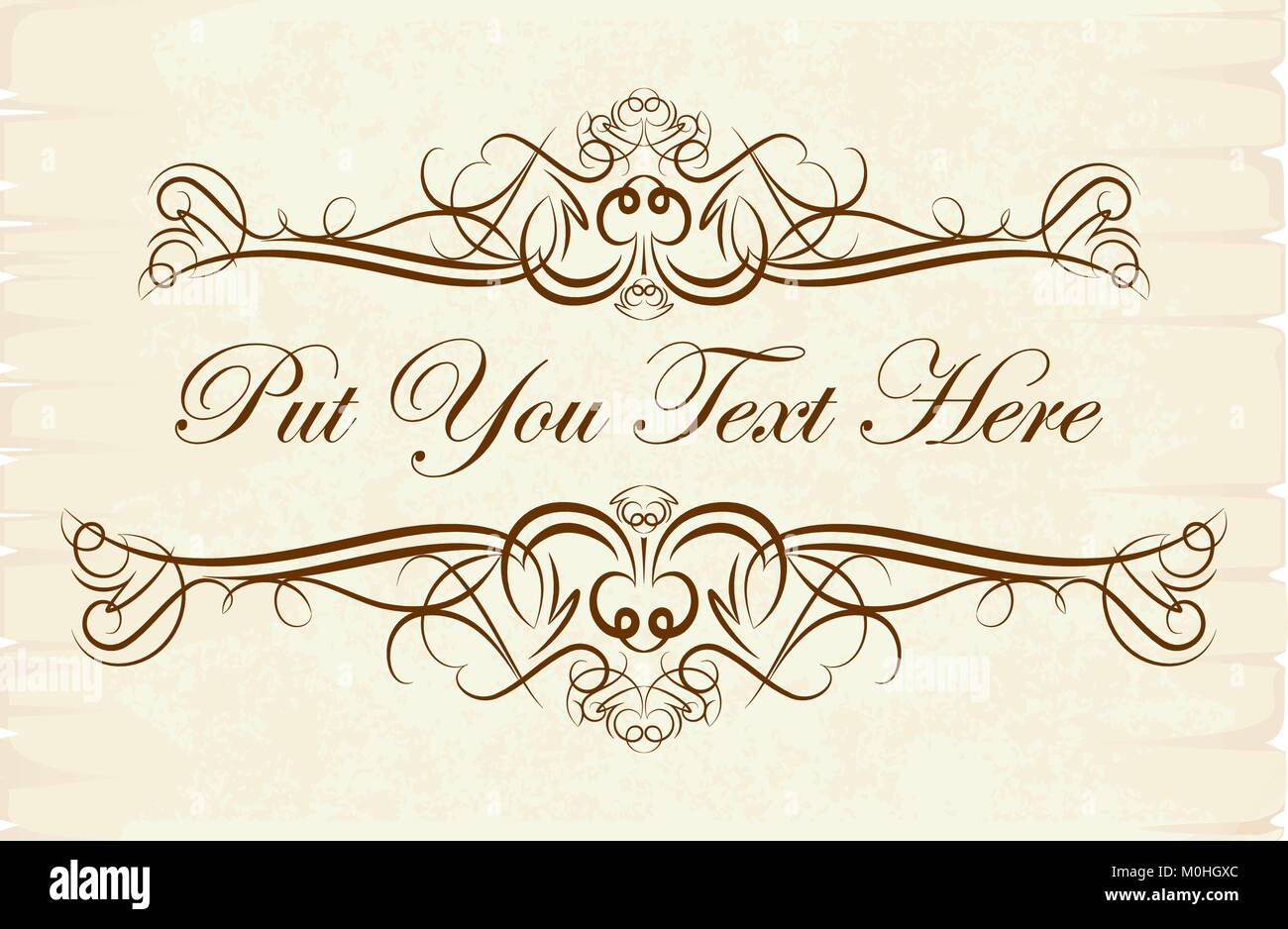 Elegant text frame Stock Vector Image & Art - Alamy