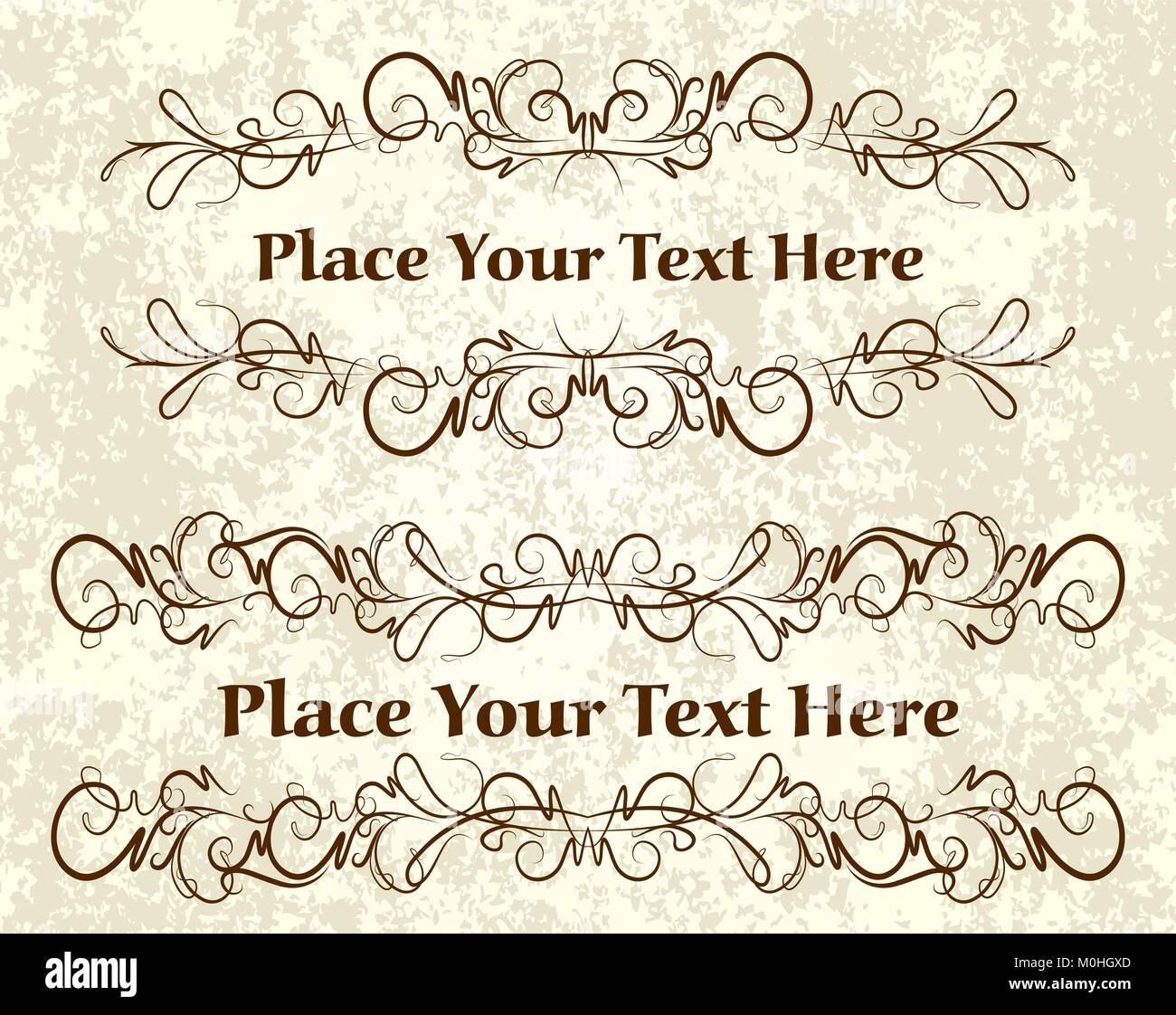 Elegant text frames Stock Vector Image & Art - Alamy